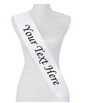 Sublimation Sash – PRIME TYME TEES & MORE