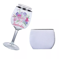 Sublimation Wine Glass Sleeve (2 pk) – PRIME TYME TEES & MORE
